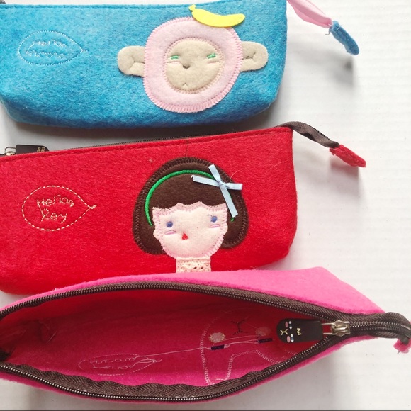 Other | 3 New Small Felt Bags | Poshmark
